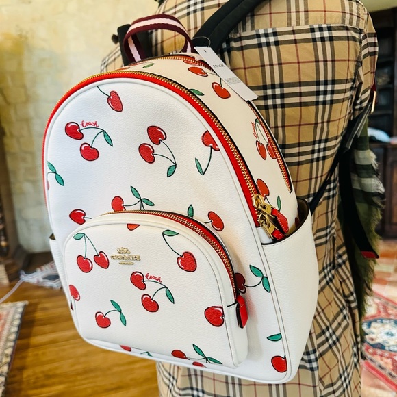 Coach | Bags | Coach Cherry Court Cherry Backpackwallet Nwt Authentic ...